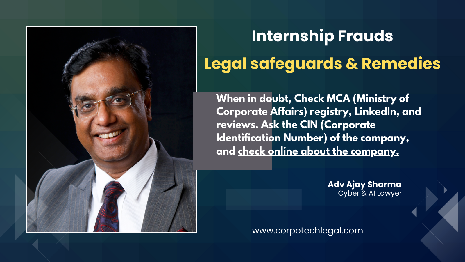Internship Related Frauds: Legal Safeguards and Remedies Every Student ...